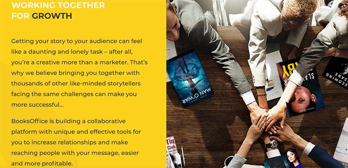 Working Together for Growth - BooksOffice - Bringing Stories to Life